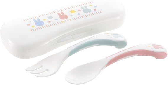 Amazon | リッチェル Richell ミッフィー にぎにぎスプーン・フォーク(ケース付) | ベビースプーン・ベビーフォーク | ベビー&マタニティ 通販