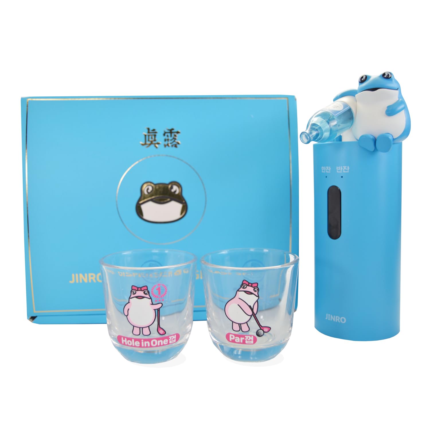 Jinro Soju Dispenser with 2 pcs of Soju Glasses, Automatic Drink ...