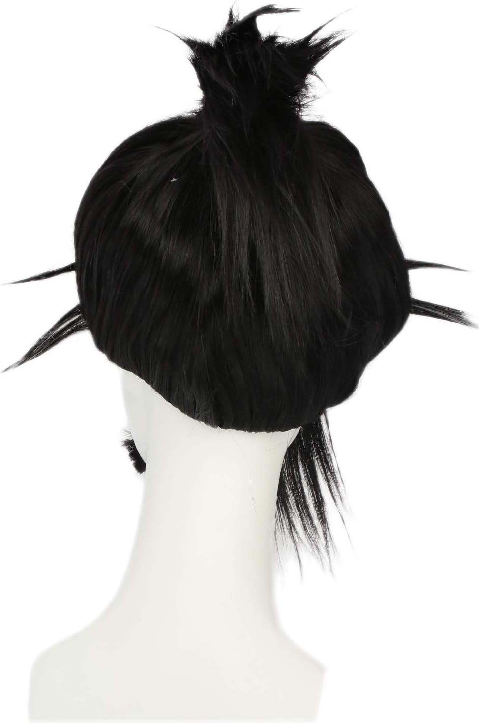 OW Shimada Hanzo Wig Cosplay Black White Short Braided Handmade Hair ...