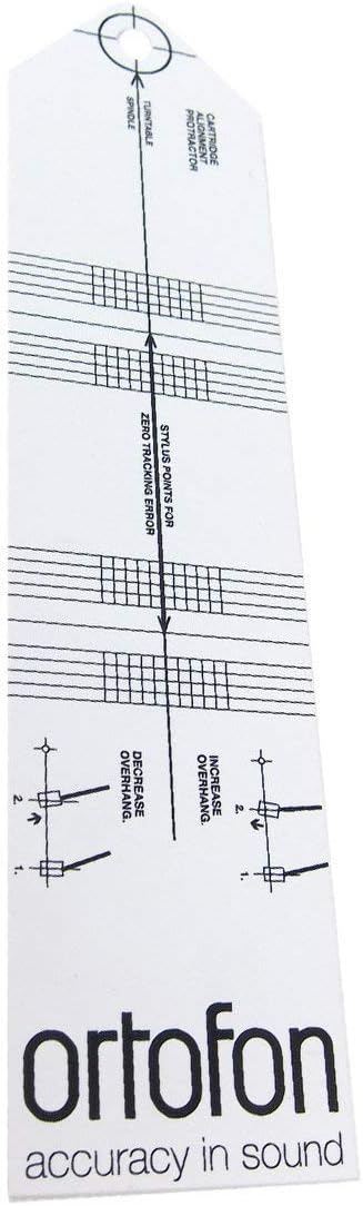 Ortofon Cartridge Alignment Protractor – BigaMart