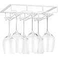 Amazon.com: FOMANSH Wine Glass Rack - Under Cabinet Stemware Wine Glass ...