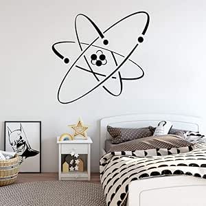 Atom Electron Science Vinilo Adhesivos De Pared Mural Química Física ...