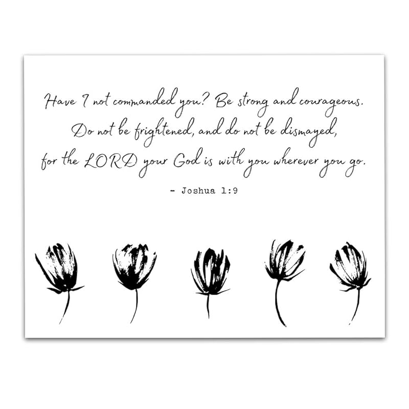 Amazon.com: Joshua 1:9"Have I Not Commanded You? Be Strong and ...