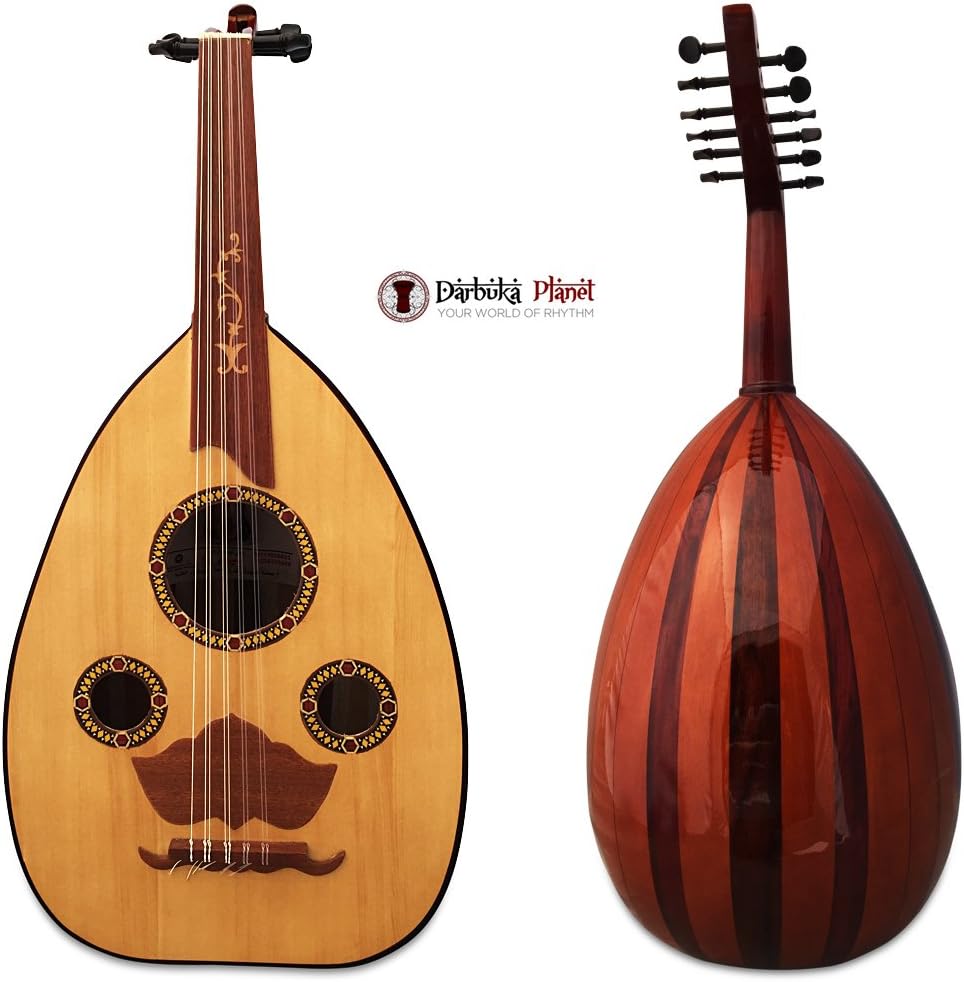 el-masry Professional egipcio Oud laúd "El Egipcio estrellas" Cat # M4 ...