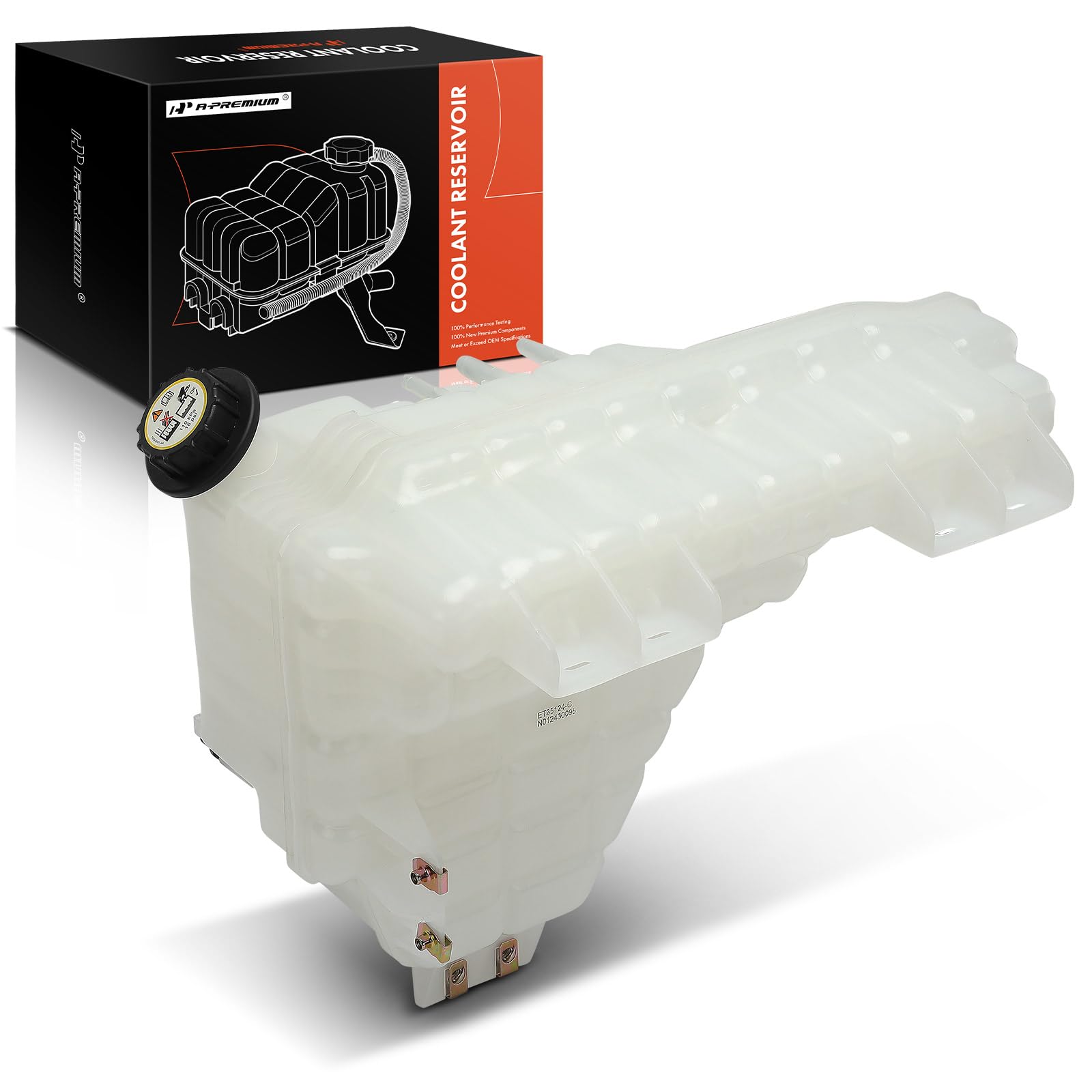 A-Premium Engine Coolant Overflow Recovery Reservoir Tank with Cap ...