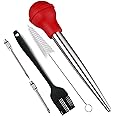Amazon.com: IFFMYJB Turkey Baster Set, 18/8 Stainless Steel Turkey ...