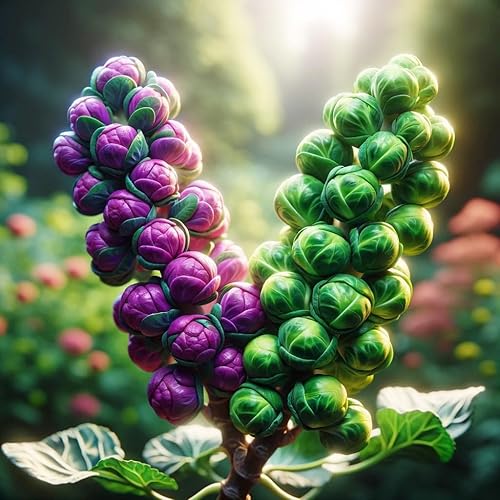 Seeds Brussels Sprouts Mix Cabbage Long Island and Redarling Indoor ...