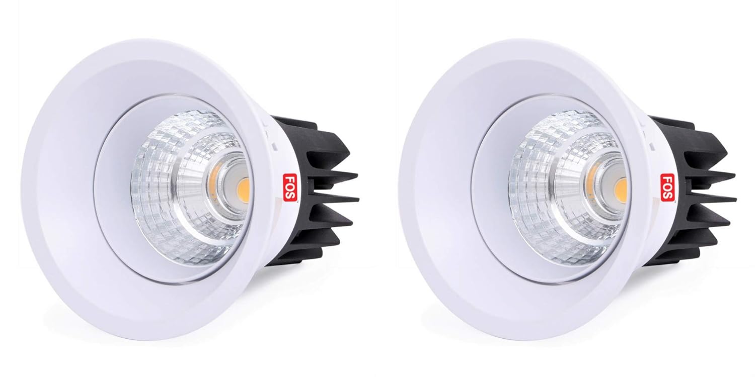 Buy FOS LED COB Spot Light 10W, 1100 LUMENS (Neutral White 4000k | Pack ...