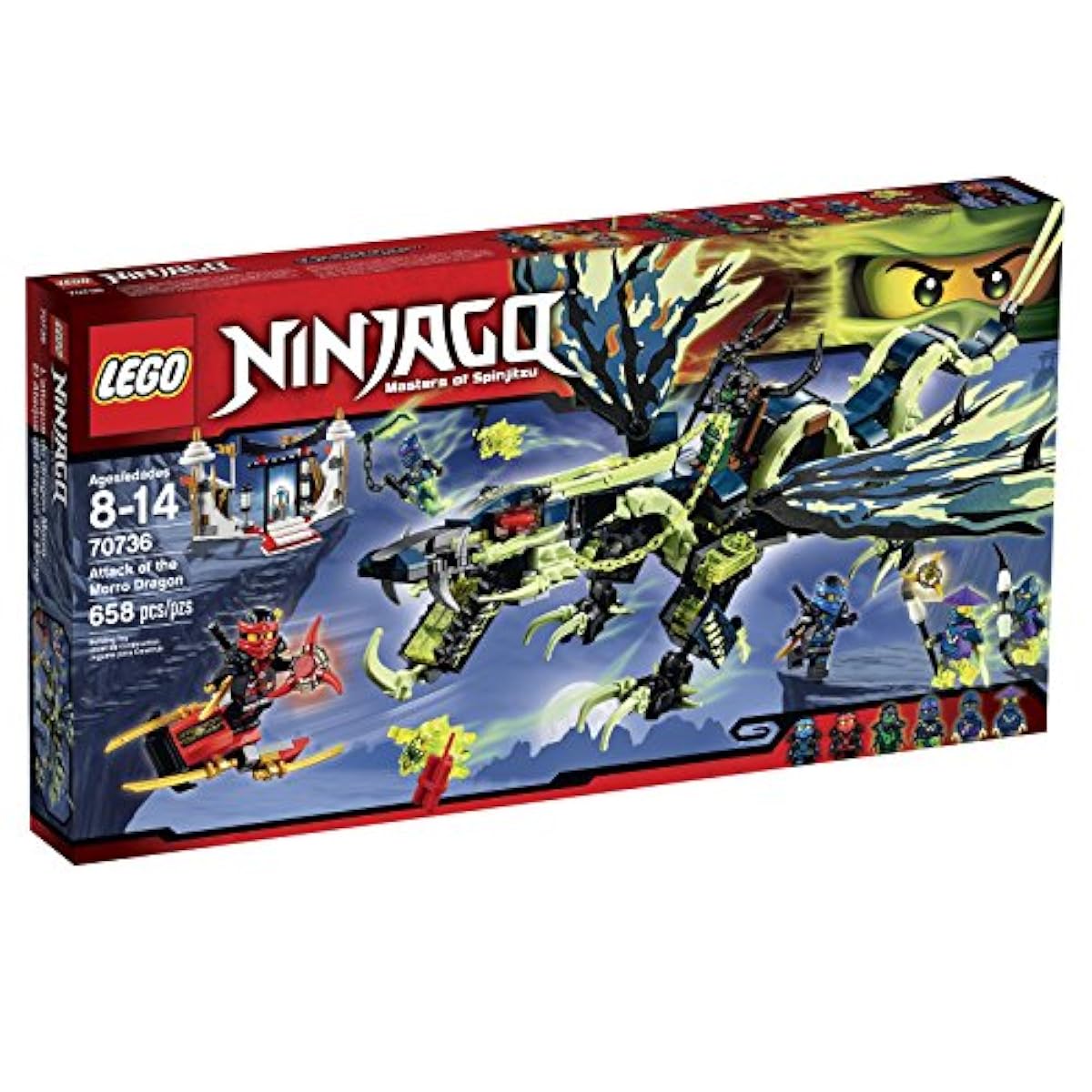 [해외] LEGO NINJAGO 70736 ATTACK OF THE MORRO DRAGON BUILDING KIT