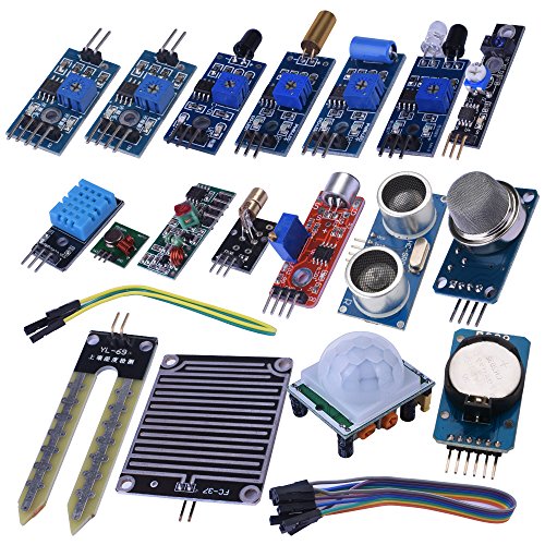 kuman 16 in 1 Modules Sensor Kit Project Super Starter Kits - Want It All