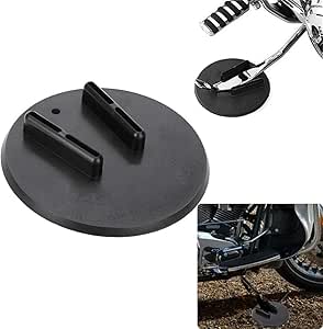 Motorcycle Kickstand Pad Kick Stand Coaster Puck Parking Stand for ...