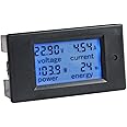 Amazon.com: bayite DC 6.5-100V 0-100A LCD Display Digital Current Voltage Power Energy Meter ...