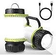 Amazon.com: Lighting Ever LED Camping Lantern Rechargeable, Flashlight ...