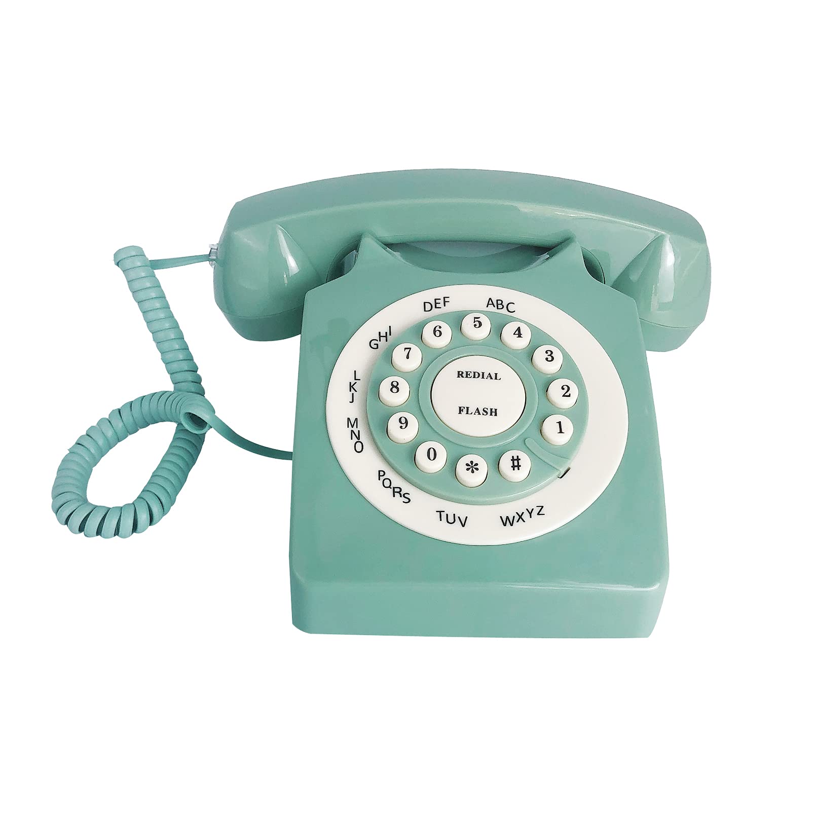 Mua Beneno Retro Landline Telephone Green Classic Rotary Design Old ...
