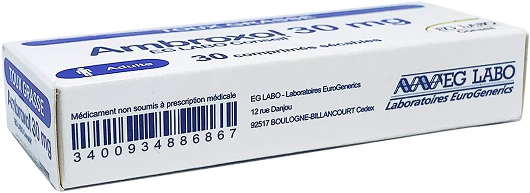 AMBROXOL Dry Cough Reliever, Sore Throat & Nerve Pain 30 mg Tablets ...