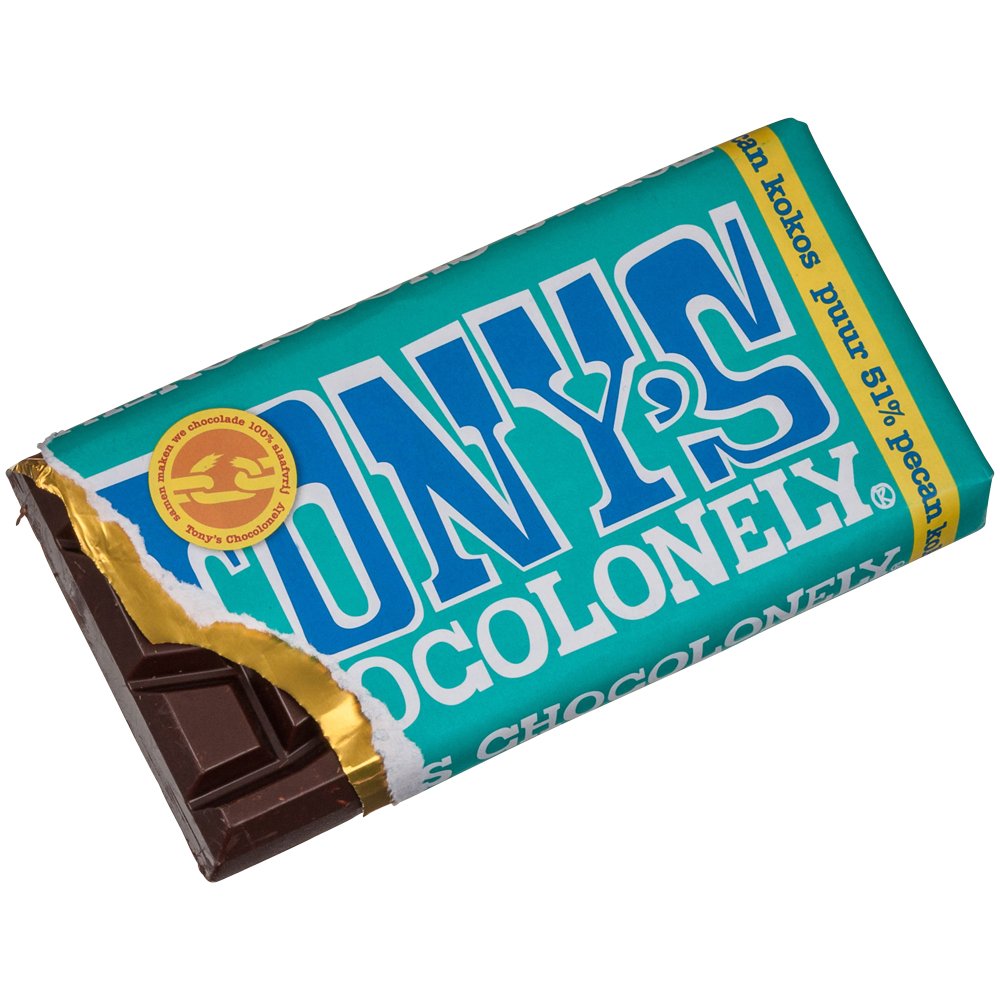 Amazon.com : Tony's Chocolonely Milk Chocolate with Caramel & Sea Salt ...