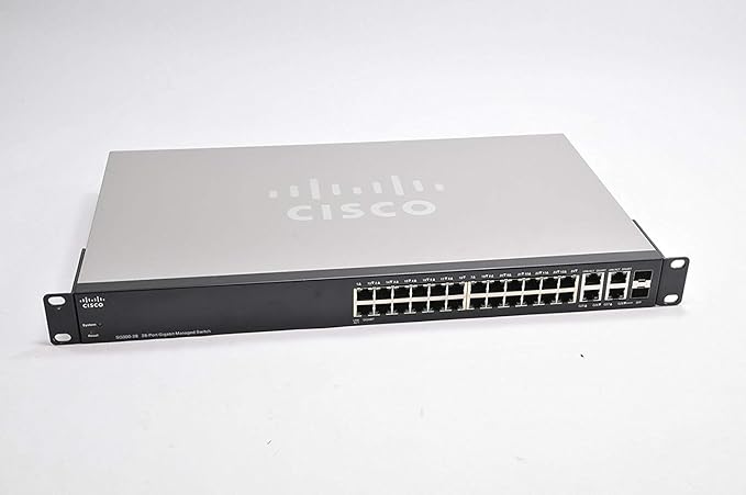 Cisco SG300-28 28-port Gigabit Managed Switch: Amazon.co.uk: Electronics