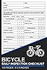 Bicycle Daily Inspection Checklist: Bicycle Pre-Ride Inspection Book ...