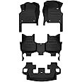 Amazon.com: TuxMat - for Audi Q7 7-Seater 2020-2025 Models - Custom Car Mats - Maximum Coverage ...