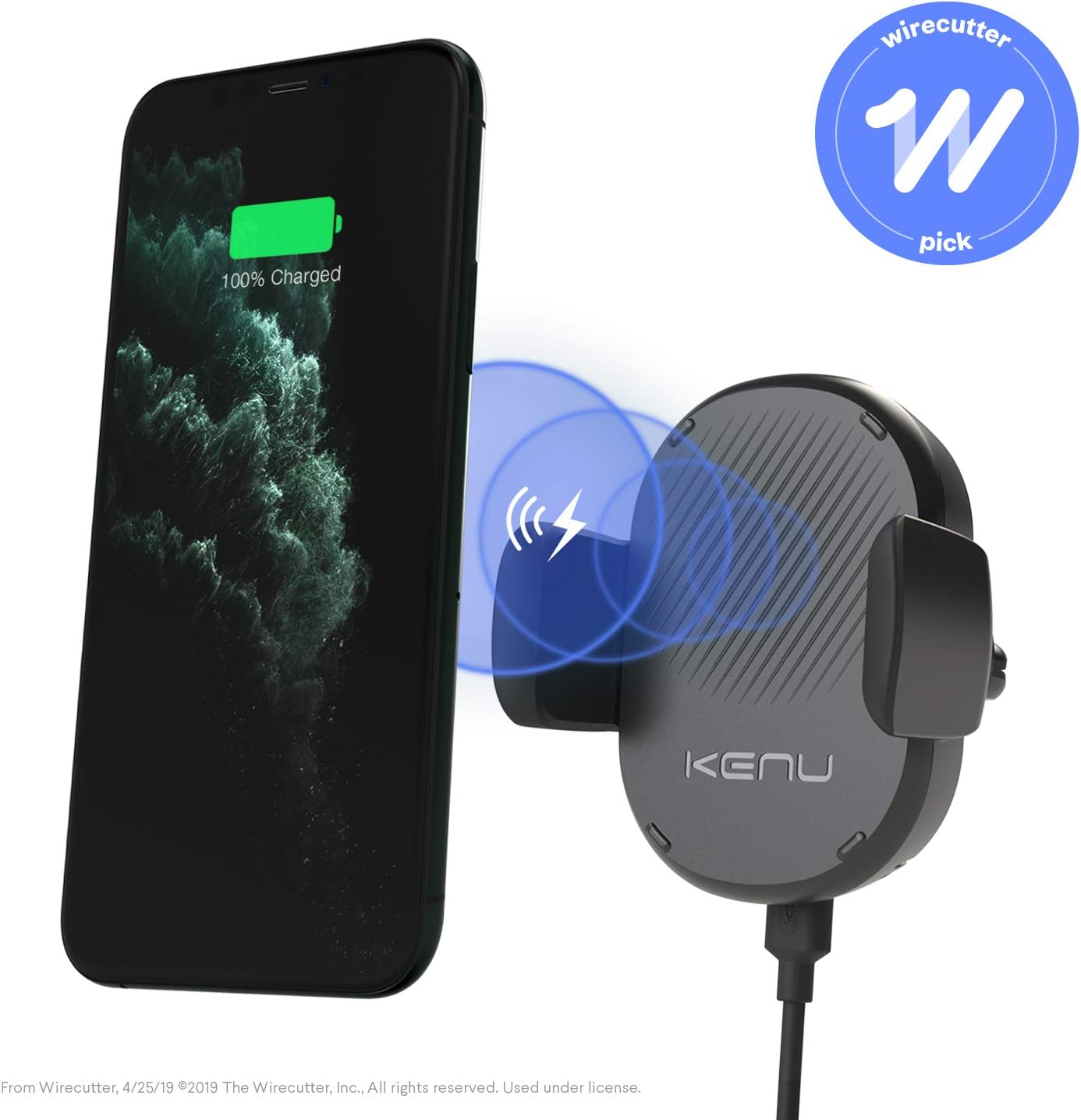 Kenu AFW–KK–NA Airframe Qi Wireless Charging Car Vent Mount: Amazon.co ...