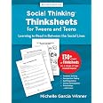 Social Thinking Thinksheets for Tweens and Teens Learning to Read in ...