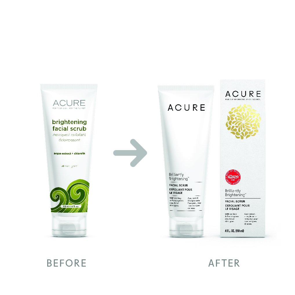 Acure Brightening Facial Scrub Review on Dark Skin. | Ebony Glass Co.