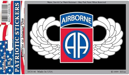 Amazon.com: U.S. Army 82ND Airborne Sticker 2-3/4"X4": Automotive