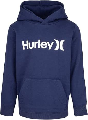 Hurley Little Boy's Core Fleece Pullover Hoodie Sweater, Midnight Navy ...