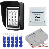 Amazon.com : HFeng DIY RFID Access Control System Kit for Home Outdoor Waterproof Cover + RFID ...