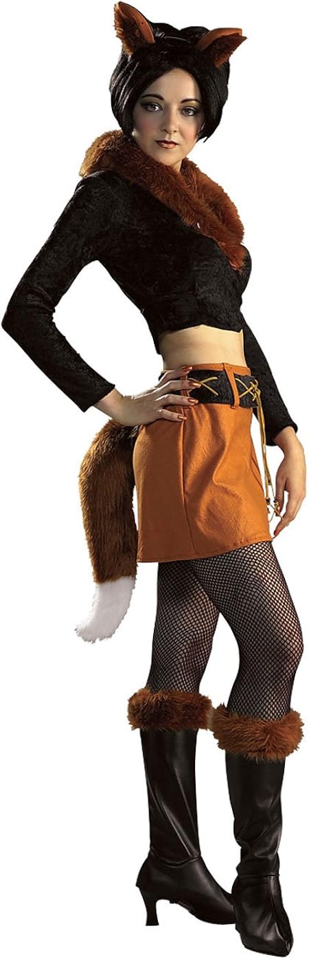 Amazon.com: Foxy Lady Adult Costume - Standard: Clothing
