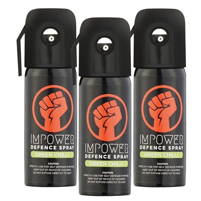 Impower Self Defence Green Chilli Spray for Women and Men - 150 g (Pack ...