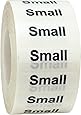 Amazon.com : Small Clothing Labels Size Strip Stickers for Retail ...