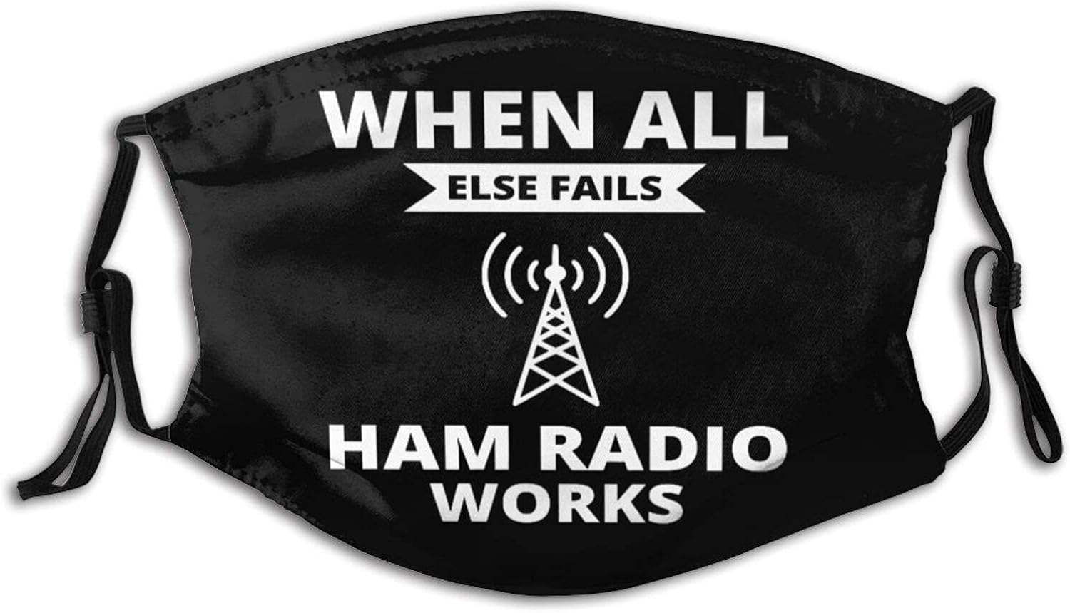 Mask - Ham Radio Humor Slogan Personalized Face Mask Soft Comfortable ...