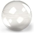 Amazon.com: Translucent Round Capsules - 3 Inch Empty Plastic Capsules ...