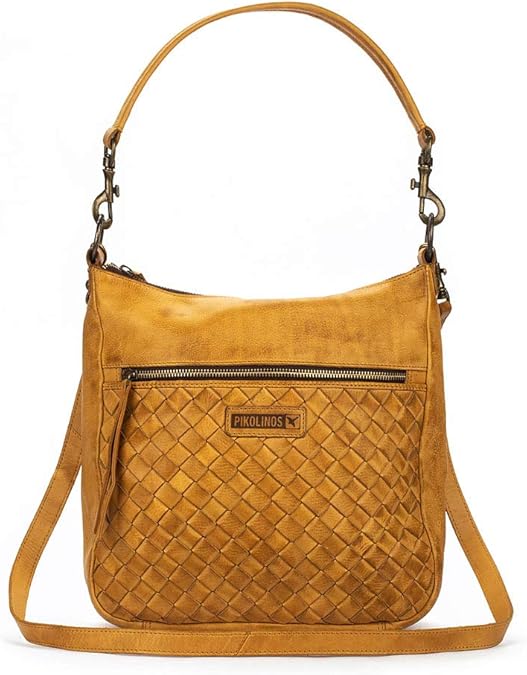 Pikolinos Leather Shoulder Bag FAURA WHA: Amazon.co.uk: Shoes & Bags
