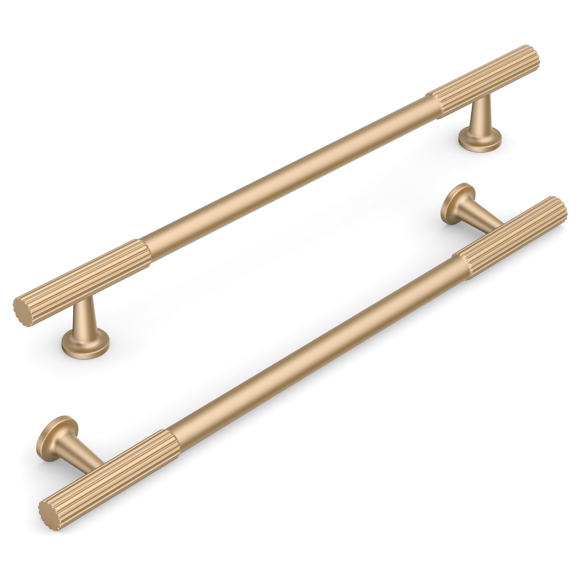 KNOKLOCK 10 Pack 7.5 Inch(192mm) Kitchen Cabinet Handles Champagne ...