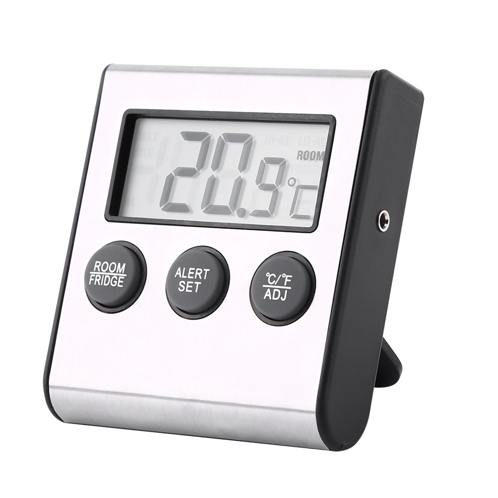 Buy Yoidesu Freezer Thermometer with Digital LCD Screen, Fridge ...