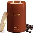 Amazon.com: Goodpick Coffee Scented Candle 22 oz, Soy Candles for Home Scented, 120 Hours Burn ...