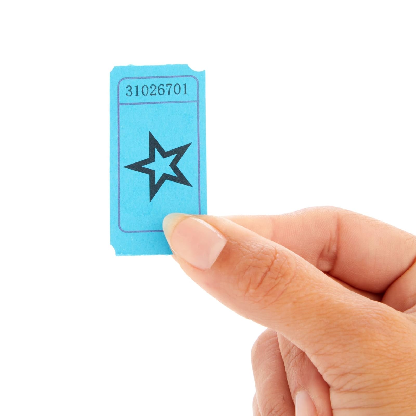 Mua Juvale 2000-Count Numbered Blue Star Raffle Tickets, Single Ticket ...