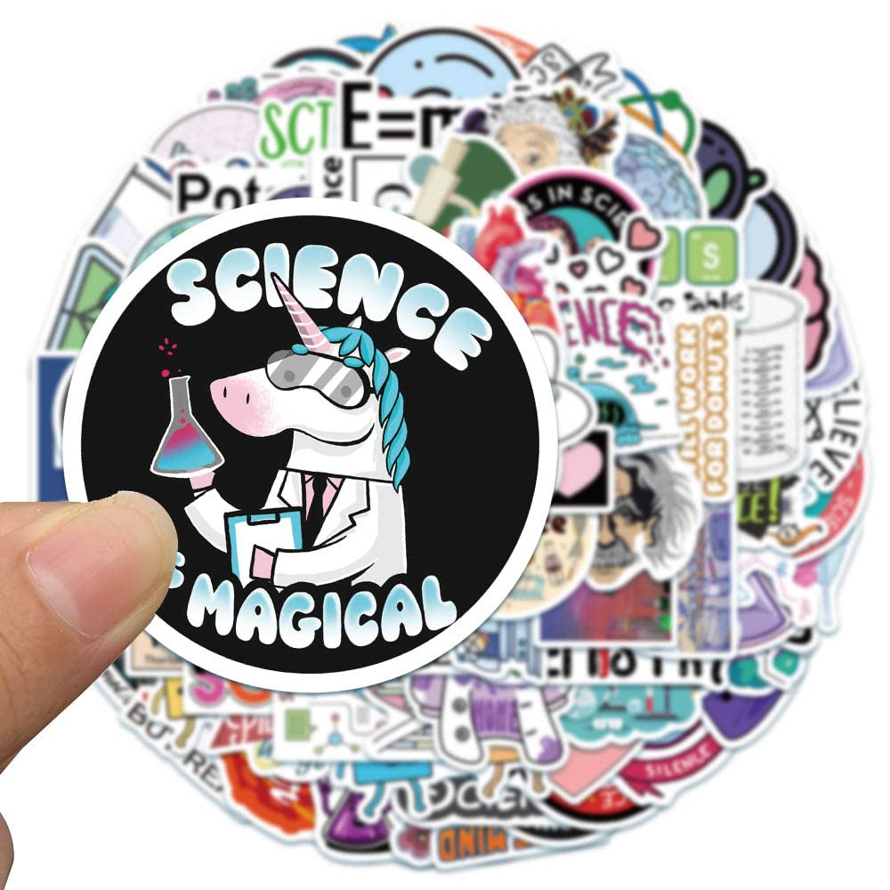 Mua 100pcs Science Stickers Pack, Chemistry, Biology, Physics, Science ...