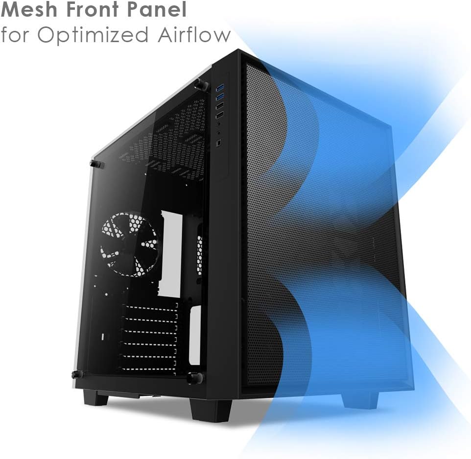 Anidees AI Crystal Cube Mesh Front Panel AR V3 Dual Chamber Tempered ...