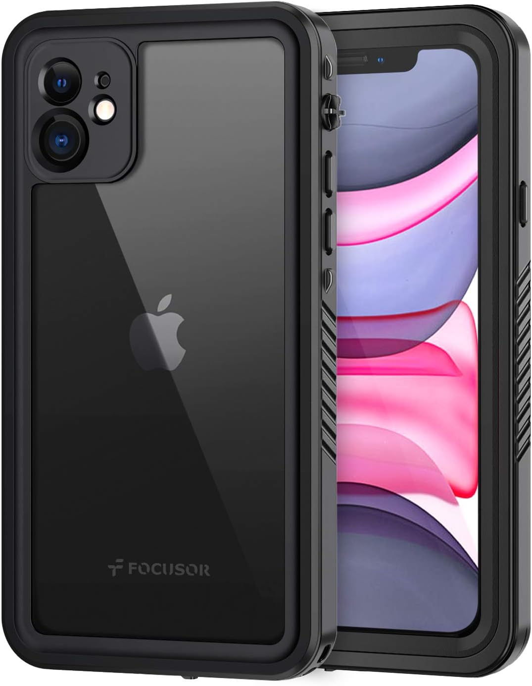 Focusor Coque iPhone 11 Étanche, [IP68 Imperméable+Antichoc] 360 degrés ...