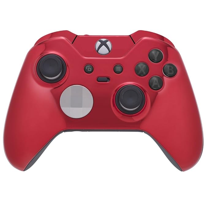 Elite Controller - Chrome Red Edition (Xbox One): Amazon.co.uk: PC ...