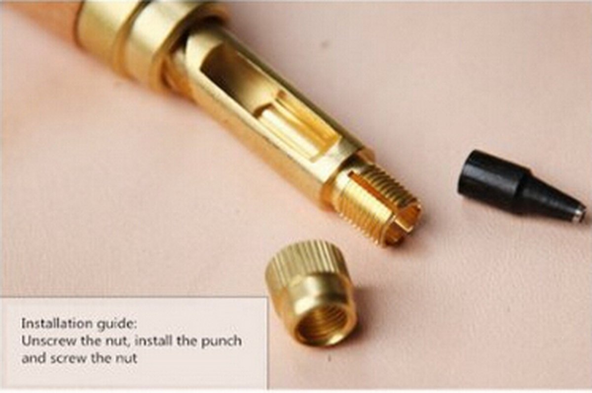 Mua Adjustable Japanese Screw Hole Punch, Leather Hole Punch Tool ...