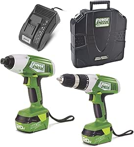 PowerSmith PL20DIDK2 20v Lithium-Ion Drill/Impact Driver Combo Kit ...