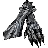 Amazon.com: Medieval Gloves Gauntlet Black Metal Armor Gauntlets Gothic ...