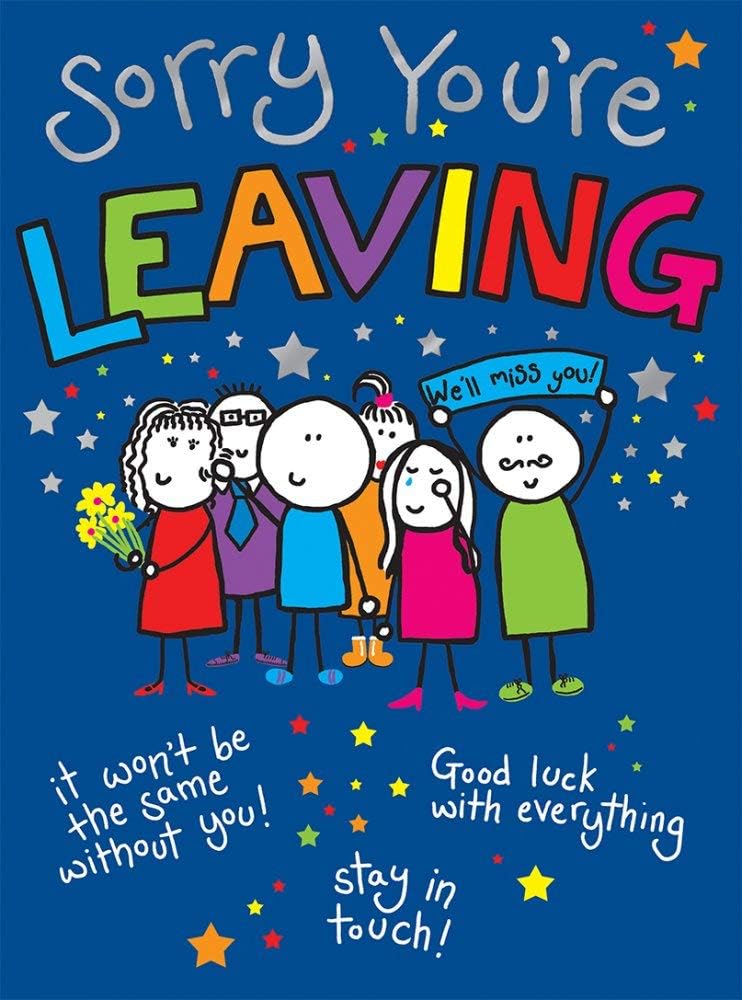 Traditional Large Card Leaving - 12 x 9 inches - Piccadilly Greetings ...