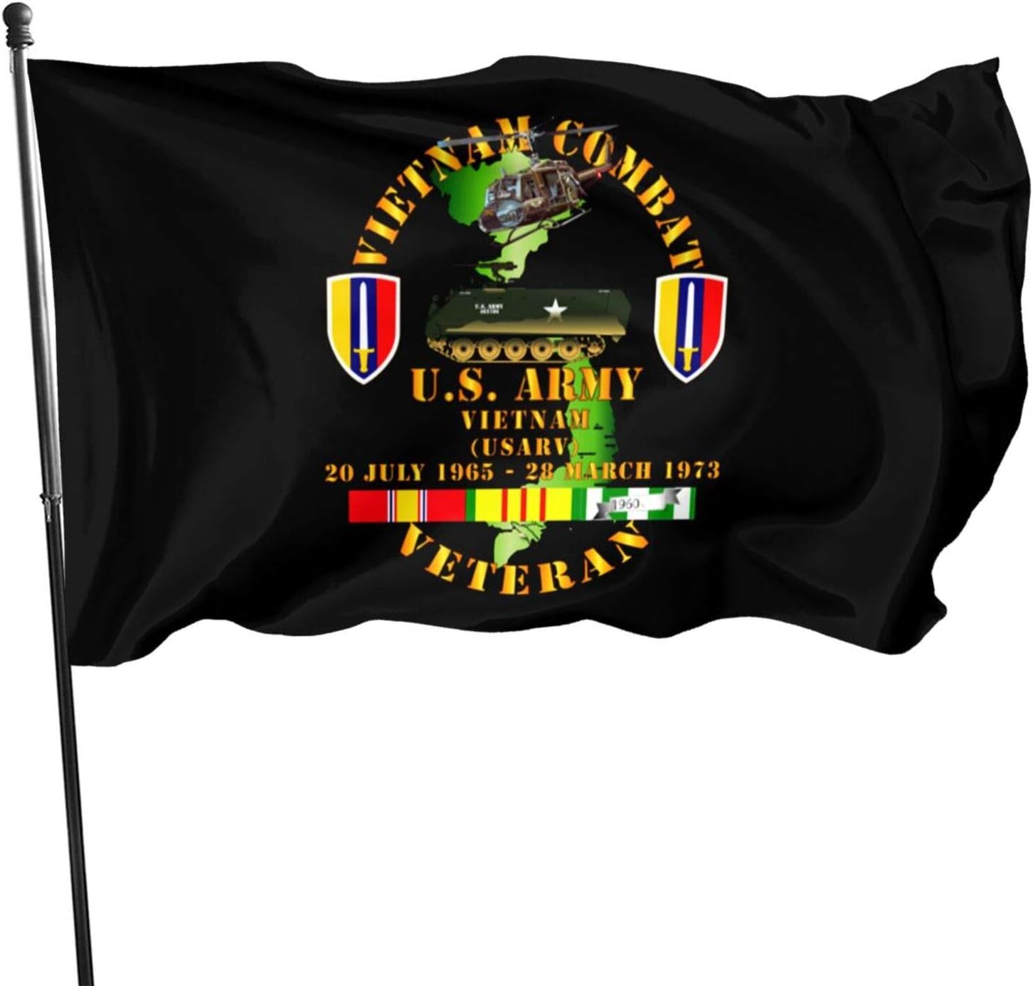 Vietnam Combat Veteran - Us Army Vietnam 3x5 Foot Flag Outdoor Flag 100 ...