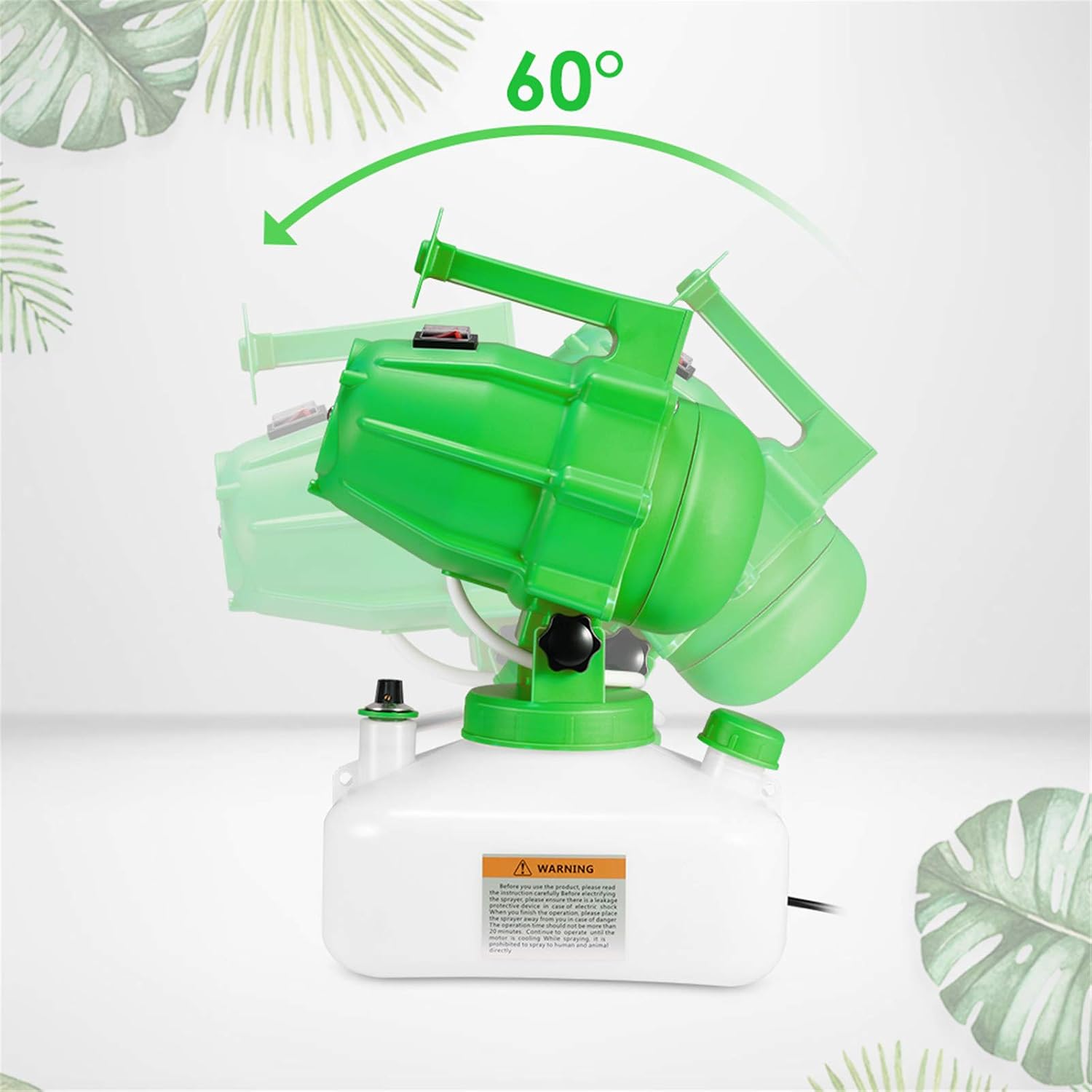 KKTECT 5L Portable Nebulizer Sprayer Electric Disinfecting Atomizer For ...