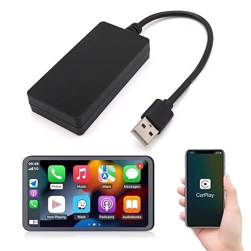 Wireless CarbitLink USB Dongle with CarPlay/Android Auto Plug and Play ...